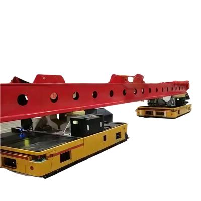 China Supplier Industrial AGV Robot SLAM Navigation Dual Vehicle Linked Heavy Load AGV Automated Guided Vehicle Handling Robot for sale