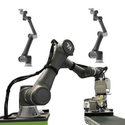 China AI Cobot Techman Camera Vision System Robotic Arm TM S Series TM12S TM14S Collaborative Safe Medical Handling Robot  for sale
