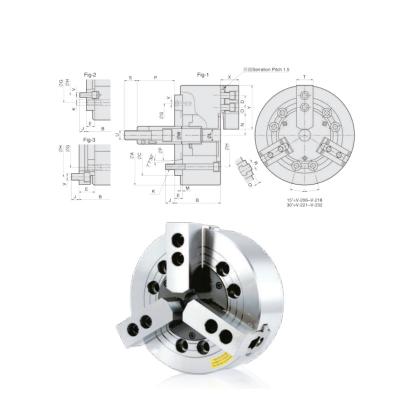 China Machine irregular Long Special workpieces Chuck AutoStrong 2 3 4 Jaw Wedge Type Non Through-hole Power Chuck for sale