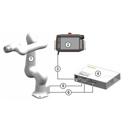China New 16KG Payload KUKA LBR Iico 16 Industrial Coallaborative Robotic Arm 6 Axis Cobot for sale