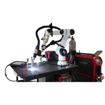 China HUAYAN HANS 6 Axis Cobot Arm Customized Fronius MIG MAG Welding Machine Welder for sale