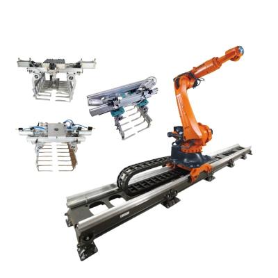 China KUKA Guide Rail KR 120 R3100-2 Reach 3100mm Payload 210kg Heavy Duty 6 Axis Industrial Palletizing Handling Robot Arm for sale
