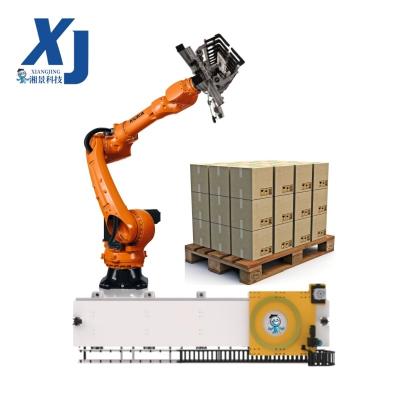 China Customized Palletizing Gripper CNGBS Robot Guide Rail KUKA Material Handling Palletizing Robot Manipulator for sale