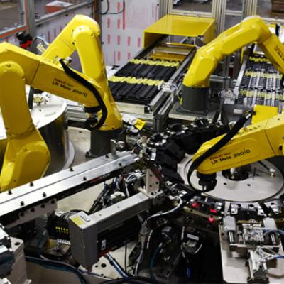 中国 FANUC ペイロード7kg 6軸産業用ロボット プログラミング 小型ハンドリング組立ロボットワークステーション 販売のため