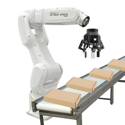 China FANUC LR Mate 200id/7lc 6 Axis Small Automatic Robotic Arm 3c Electronic Components Handling Assembly Workstation for sale