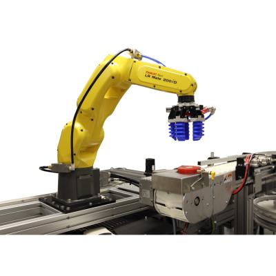 中国 7kgペイロード プログラミング 産業用ロボット FANUC LR Mate 200iD/7LC アセンブリマシン テンディング用 グリッパー付き 販売のため