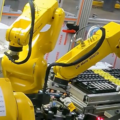 China 7 kg Nutteload Programmerende Industriële Robot FANUC LR Mate 200iD/7LC Voor Assemblage Machine Tending Met Gripper Te koop