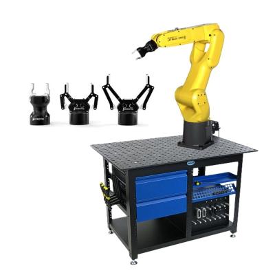 China Materialen verwerking bestelling picking robots FANUC LR Mate 200iD 7L 14L 6 Axis Compact Industrial Robot Robotiq Grippers Te koop