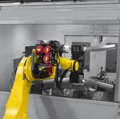 China FANUC R-1000iA/80F Payload 80kg Programmering Industriële Handling Robotarm Toepasbaar Op Voedsel En Dranken Dragen Verpakking Met Grijper Te koop