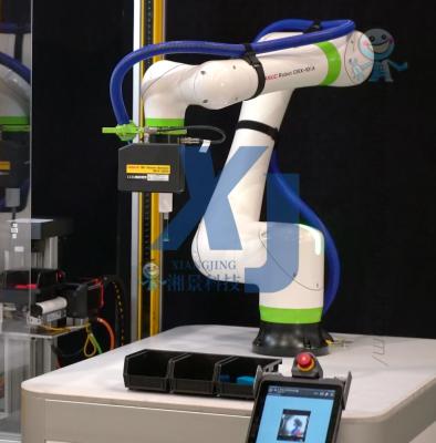 China FANUC CRX-10iA Cobot Carga útil 10 kg Robô de lixação Polição de madeira 6 eixos montagem paletização manipulação robôs colaborativos à venda