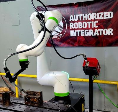 Cina Nuovo Fanuc CRX-25iA Cobot di Saldatura Robot Collaborativo Pistola di Saldatura Torcia Saldatrice Fornitura in vendita