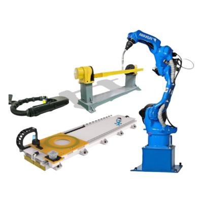 Cina AR1440 Yaskawa Industrial 6 Asse Arco di lucidatura articolato Assemblea braccio robot di saldatura con torcia di saldatura in vendita