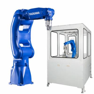 China Programming YASKAWA 6 Axis Industrial Robotic Arm Machine Tending Machine Automation Robot Workstation With Gripper for sale