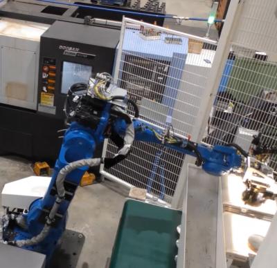 China YASKAWA 6 Axis Industrial Robotic Arm Automobile Factory Handling Material Tending Programming Robot Workstation for sale