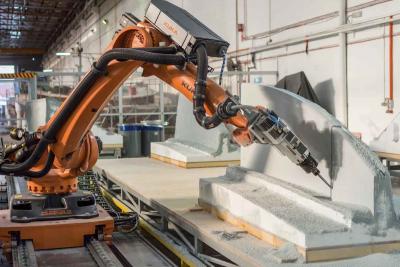 China Automatische KR 20 R1820-2 E Industriële Robotarm Geen Onderricht Vereist Handling Pluk Robot Werkstation Met Grijper Geleiderail Te koop