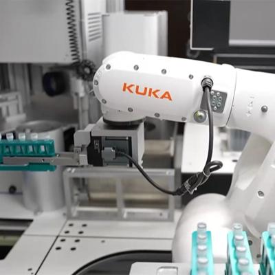 China Nieuwe KUKA Collaboratieve Robotarm 3C Elektronica Producten Hoge Precisie Montage Verpakking Robot Werkstation Met Grijper Te koop