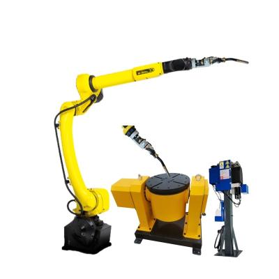 China Reach 2032mm Payload 8kg 6 Axis Arc Welding Robotic Arm and Customized China Welding Robot Cleaning Station Positioner Torch for sale