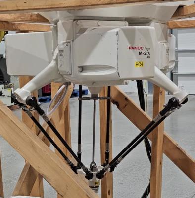 China High Speed FANUC M-2iA/3SL Picking Packing Handling 4 Axis Delta Robot Arm for Electronics Assembly for sale