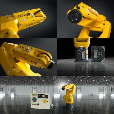 China Compact LR Mate 200iD/7L 6 Axis FANUC Industrial Loading Unloading Robot DH Robotic Articulated Electric Gripper for sale