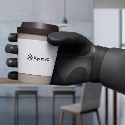 China Xynova Flex 1 Lightweight 380g Load 30kg Maximum Thrust 250N 25 DOF Humanoid Robotic Hand Dexterous Hand Sales for sale
