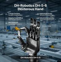 China DH-Robotics DH-5-6 Educational Research Dexterous Bionic Hand 6 DOF 400g for sale