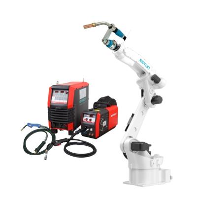 China ESTUN ER Series 6 Axis TIG Welding Industrial Robot Automatic Welding Heavy Industry Steel Fabrication Welding Robot for sale