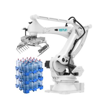 China ESTUN 4 Axis Servo Palletizing Industrial Robot Logistics Warehouse Carton Box Handling Palletizing Robot for sale