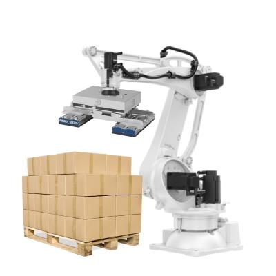 China ESTUN IER Series Servo Control Palletizing System Robotic Arm Box Carton Packaging Line End Palletizing Robot for sale