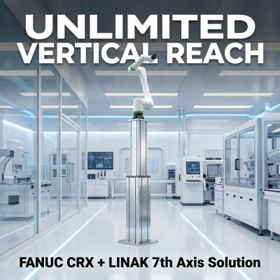 China Telescopic Robot Lifting Column FANUC CRX-10iA CRX-20iA Cobot Palletizing Handling Collaborative Robot for sale