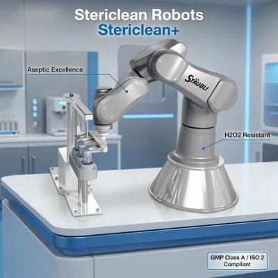 China Staubli TX2-40 Stericlean+ 6 Axis Cleanroom Robot ±0.02mm Precision for Pharma Aseptic Production for sale