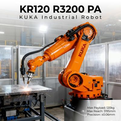 China KUKA KR120 R3200 PA Industrial Robot Handling and Palletizing Workstation  Suction Cup Fixture for sale