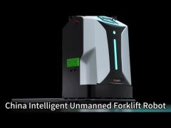 China Intelligentes Lager Palettenhandling Unbemannter Gabelstapler AGV Roboter