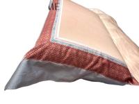 China Hotel Bedding Linen 4 Pcs Egyptian Cotton Bedsheet Set with Modern Patchwork Pattern for sale