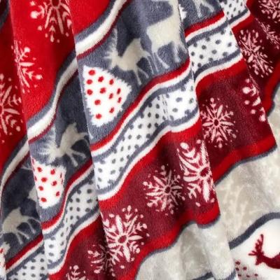 Cina Super morbido dimensione personalizzata flanello lanciare copertura in stile di vacanza decorazioni stampate in vendita