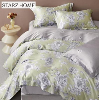 Cina Set di lenzuola di cotone stampato al 100% Comodino massello Set di biancheria da letto Copertura da letto per il comfort domestico in vendita