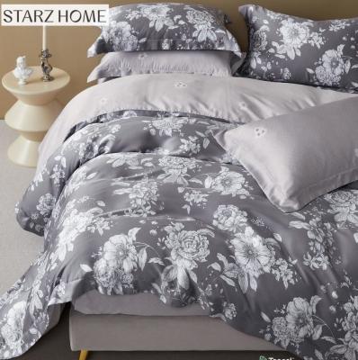 Cina Set di lenzuola di cotone stampato al 100% Comodino massello Set di biancheria da letto Copertura da letto per il comfort domestico in vendita