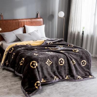 Cina Coperte da letto a disegno spazzolato per l'inverno in vendita