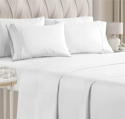 Cina Set di biancheria da letto per hotel a 5 stelle con standard nazionali di resistenza al colore e numero di fili 300tc in vendita