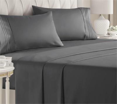 Cina Set di biancheria da letto per hotel a 5 stelle con standard nazionali di resistenza al colore e numero di fili 300tc in vendita