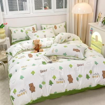 Cina Color Fastness Grade 4 Set di biancheria da letto da designer per lenzuola da letto King Size e set di comodino in vendita
