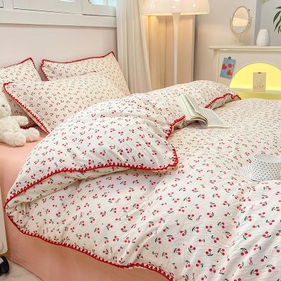 Cina Color Fastness Grade 4 Set di biancheria da letto da designer per lenzuola da letto King Size e set di comodino in vendita
