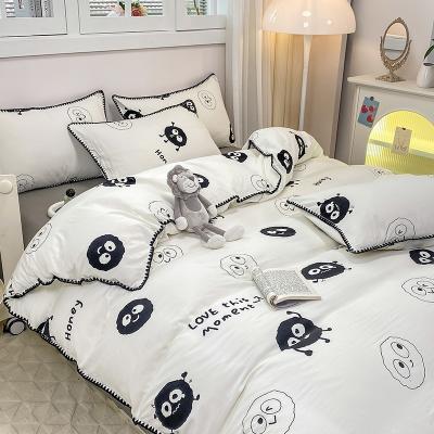 Cina Color Fastness Grade 4 Set di biancheria da letto da designer per lenzuola da letto King Size e set di comodino in vendita