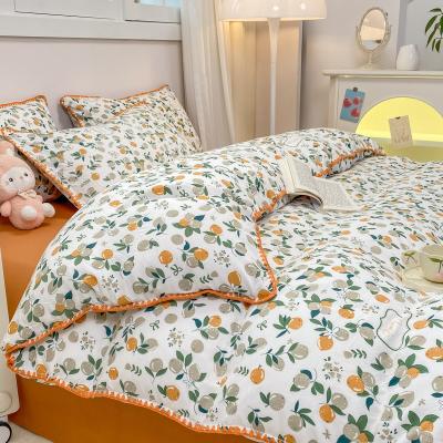 Cina Color Fastness Grade 4 Set di biancheria da letto da designer per lenzuola da letto King Size e set di comodino in vendita
