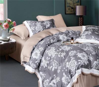 Cina Modello infinito Tipo 300tc Conteggio filati Lenzuola in fiore Stampato 100% cotone in vendita