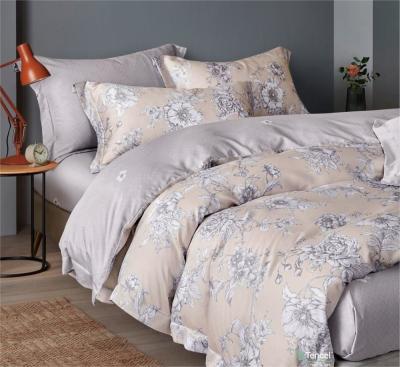 Cina Modello infinito Tipo 300tc Conteggio filati Lenzuola in fiore Stampato 100% cotone in vendita
