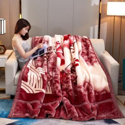 Cina Comodo Inverno Spessore Raschel Copertura Super Soft doppio strato per tessile domestico in vendita