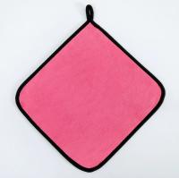 China Printed Pattern Solid Color Microfiber Towel for Super Absorbent Make Up Removal for sale