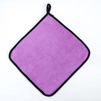 China Printed Pattern Solid Color Microfiber Towel for Super Absorbent Make Up Removal for sale