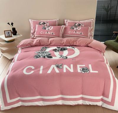 China 100% polyester kussenschuur dekbed set luxe beddengoed set voor volwassenen thuis beddek Te koop