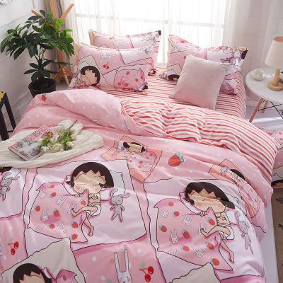 China Set de roupas de cama de estilo moderno de tamanho queen ou king com cobertura de cobertor de poliéster e almofada à venda